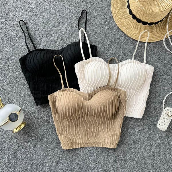 Spaghetti Strap Fashion Crop Top , Casual Crop Top on Luulla