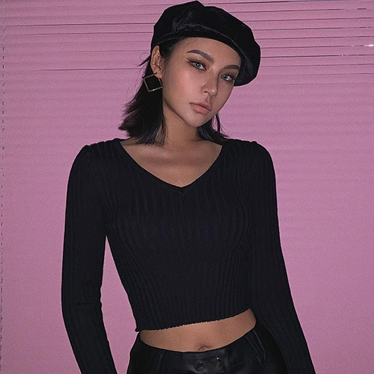 Patchwork Design Blouse Slim Women Long Sleeve O Neck Sashes Fashion ...