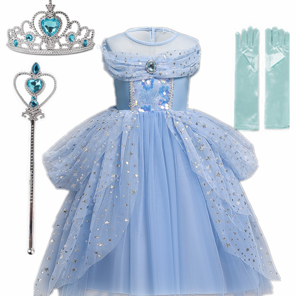 Fancy Girls Cosplay Princess Dresses For Kids Boutique Birthday Ball ...